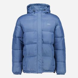 Blaue Steppjacke