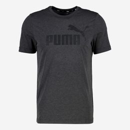 Puma Dunkelgraues Sport-T-Shirt mit gro&szlig;em Logo