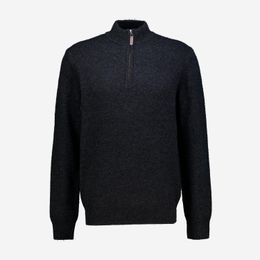 Dunkelgrauer Pullover aus Wollmischung