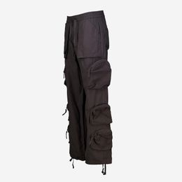 Dunkelgraue Cargohose