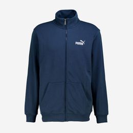 Puma Dunkelblauer Kapuzenpullover mit Logostickerei
