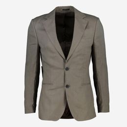 Reiss Dunkelgrauer Blazer aus Leinen