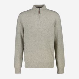 Beigefarbener Pullover aus Lammwollmischung