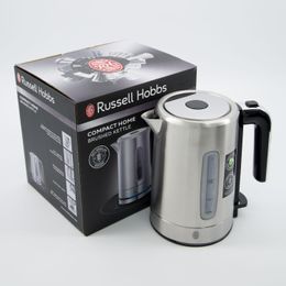 Russell Hobbs Silberfarbener Kompakt-Wasserkocher 800ml