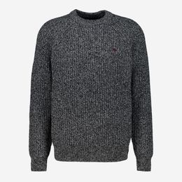 Schwarz-wei&szlig;er Pullover aus Lammwollmischung