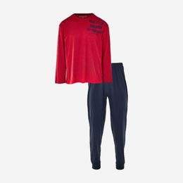 Tom Tailor Rot-dunkelblaues Pyjama-Set