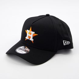 New Era Schwarze Baseballkappe mit Houston-Astros-Teamlogo