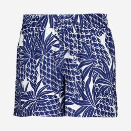 Esprit Blau-wei&szlig;e Sportshorts mit Ananas-Muster