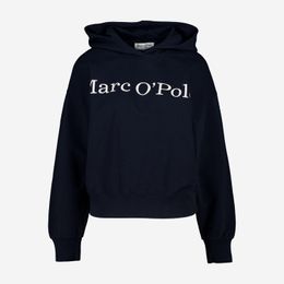 Marc O'Polo Dunkelblauer Kapuzenpullover mit Logo