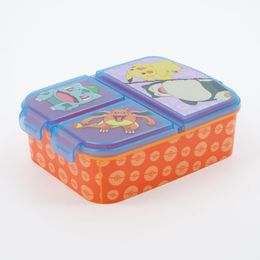 b store Orangefarben-blaue Lunchbox mit Pokemon-Motiv 18x13,5cm