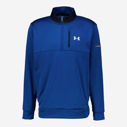 Under Armour Blaues Sweatshirt mit halbem Rei&szlig;verschluss