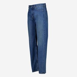 Blaue Straight Leg Jeans