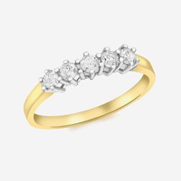 Ring aus 375er Gold mit 0,50ct Diamanten