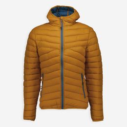 Senfgelbe Steppjacke