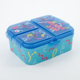 b store Blaue Lunchbox mit Stichmotiv 18x14,5cm