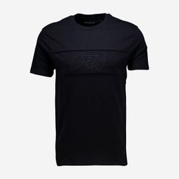 Guess Schwarzes T-Shirt mit Logo