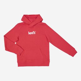 Levi's Roter Kapuzenpullover mit Logo