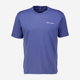 Champion Blaues T-Shirt mit Logo