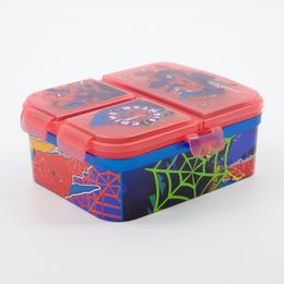 b store Blau-rote Lunchbox mit Spider-Man-Motiv 18x14,5cm