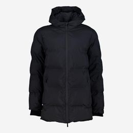 Schwarze wattierte Rodruso Jacke