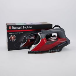 Russell Hobbs Rot-schwarzes B&uuml;geleisen mit Logo
