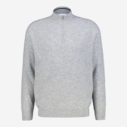 Grauer Pullover aus Wollmischung