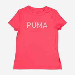 Puma Neonpinkes Sport-T-Shirt mit Logo