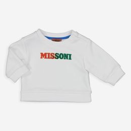 Missoni Wei&szlig;es Sweatshirt mit Logo