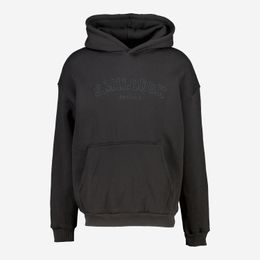 Smilodox Schwarzer Kapuzenpullover mit Logo