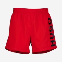 Hugo Rote Badeshorts mit Mesh-Innenfutter