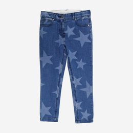 Stella McCartney Kids Blaue Slim Fit Jeans mit Streifenmuster