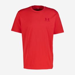 Under Armour Rotes T-Shirt mit Logo