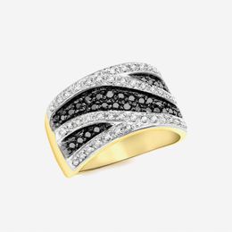 Ring aus 375er Gold mit 0,50 ct Diamanten