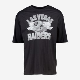 New Era Schwarzes T-Shirt mit Las Vegas Raiders-Motiv