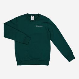 Champion Dunkelgr&uuml;nes Sweatshirt mit Logo