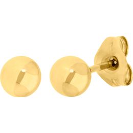 CR&Eacute;ATION L Damen Ohrstecker Gelbgold 375 Gr&ouml;&szlig;e Gelbgold 375