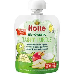 Quetschie Tasty Turtle Apfel & Birne mit Joghurt, ab dem 8. Monat Holle
