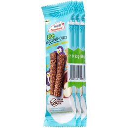 Kindersnack Pausenfreund Knusper-Duo, Hafer, Kakao, Apfel, ab 3 Jahren (3x23 g) FRUCHTBAR Pausenfreund