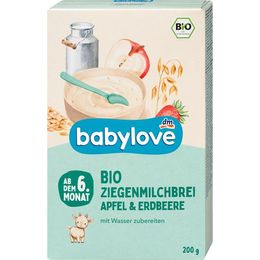 Ziegenmilchbrei Apfel-Erdbeere ab 6.Monat babylove