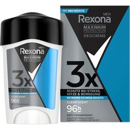 Rexona men Antitranspirant Deocreme Men Maximum Protection Clean Scent