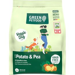 Trockenfutter Hund mit Kartoffel & Erbse, veggie Green Petfood