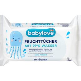 Feuchtt&uuml;cher mit 99% Wasser babylove
