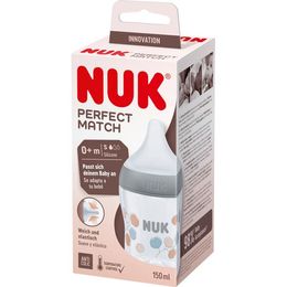 Nuk Babyflasche Perfect Match, grau, 0-6 Monate, 150ml