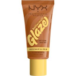 Nyx Cosmetics NYX Professional Makeup Foundation Buttermelt Glaze mit LSF 30, 06 Praline Butta