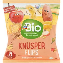 Babysnack Knusper-Flips S&uuml;&szlig;kartoffel-Apfel, ab dem 8. Monat dmBio