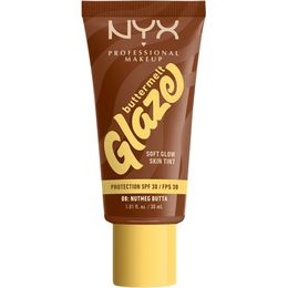 Nyx Cosmetics NYX PROFESSIONAL MAKEUP Foundation Buttermelt Glaze mit LSF 30, 08 Nutmeg Butta