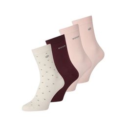 BOSS Socken 'GiftShine' M&auml;dchen Gr&ouml;&szlig;e 36/42 ecru / grau / rosa / bordeaux