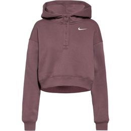 Nike Phoenix Sweatshirt Damen - lila - Gr. XS - Baumwolle/Polyester