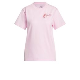 adidas Sportswear Funktionsshirt 'Mind Body & Spirit(S)' Damen Gr&ouml;&szlig;e L rosa / dunkelrot