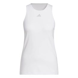 adidas Performance Sporttop 'Club' Damen Gr&ouml;&szlig;e L hellgrau / wei&szlig;